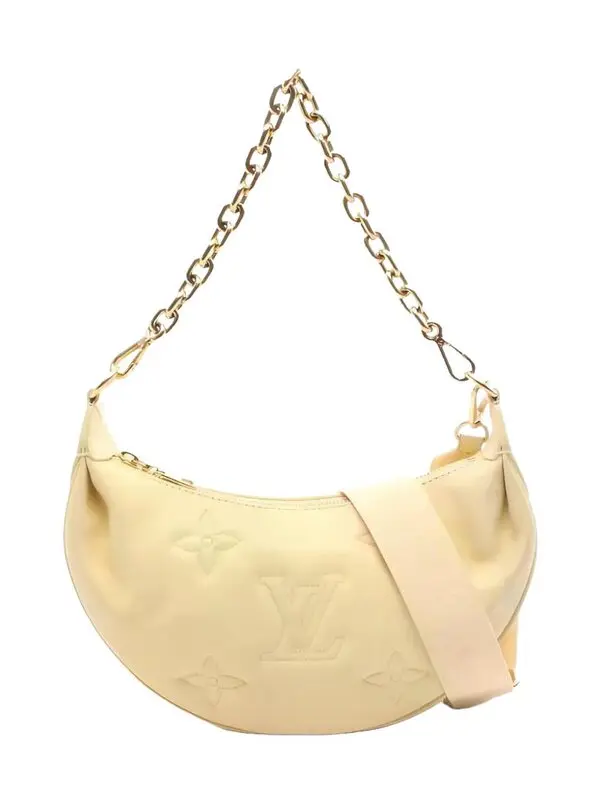 LOUIS VUITTON 2010s Bubble Chain Leather Shoulder Bag - Neutrals