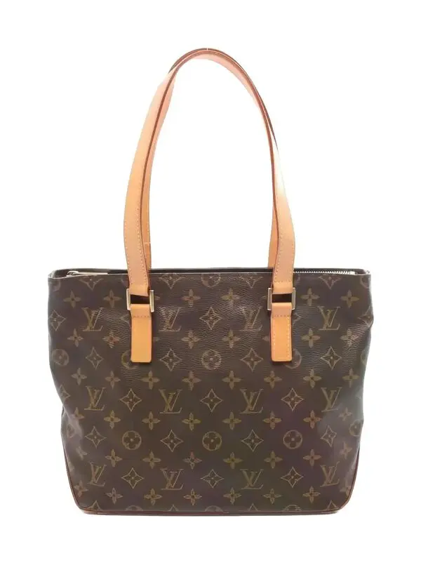 LOUIS VUITTON Cabas Piano Monogram Shoulder Bag - Brown