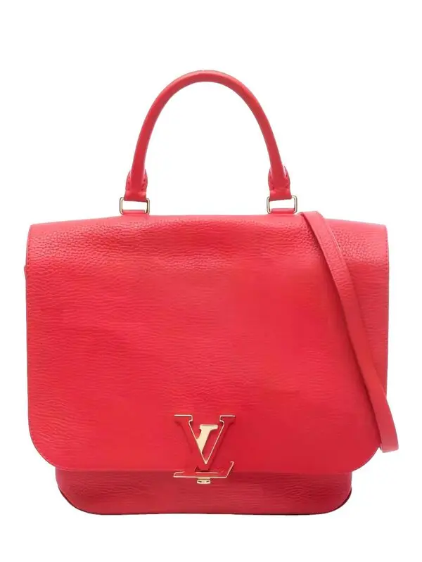 LOUIS VUITTON Volta Leather Handbag - Red