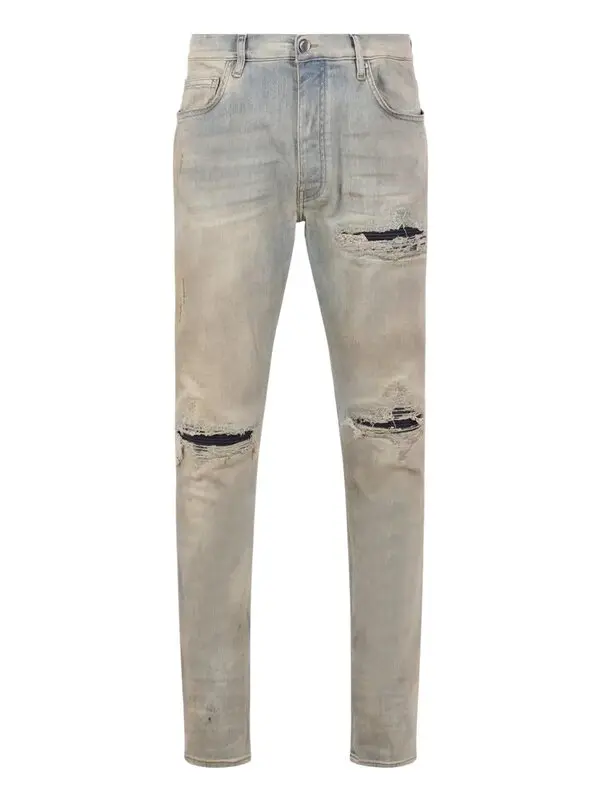 Amiri Suede Mx1 Jean - Blue