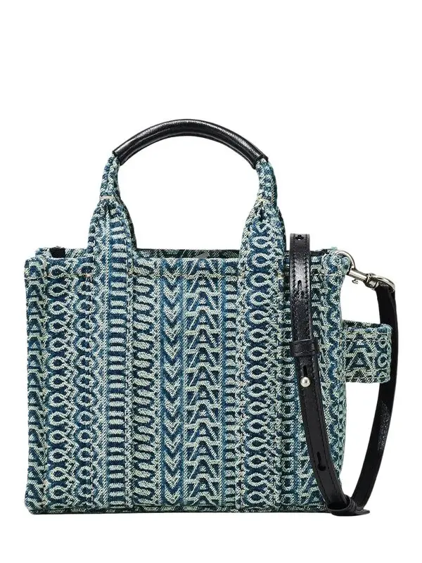 Marc Jacobs Monogram Denim Crossbody Tote Bag - Blue