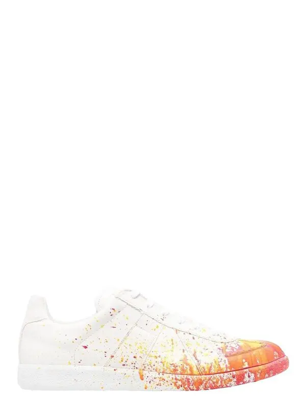 MAISON MARGIELA Replica Paint Splatter Sneakers - White