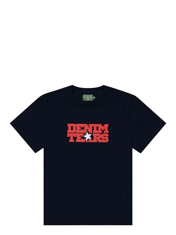 DENIM TEARS Most Dangerous Tee - Blue