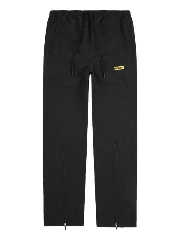 PLEASURES Gaze Nylon Track Pant - Black