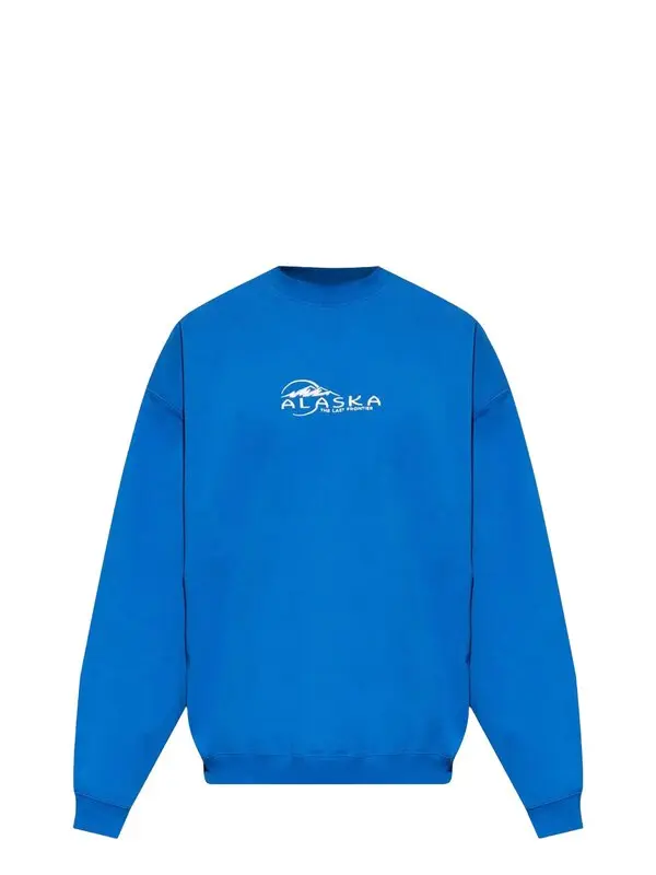 Vetements Alaska Tourist Sweatshirt - Blue