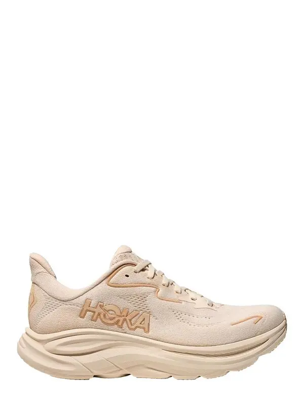 HOKA Wmns Clifton 10 D Wide Sneakers - Tan