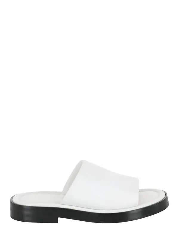 FERRAGAMO Giunone Leather Slide - White