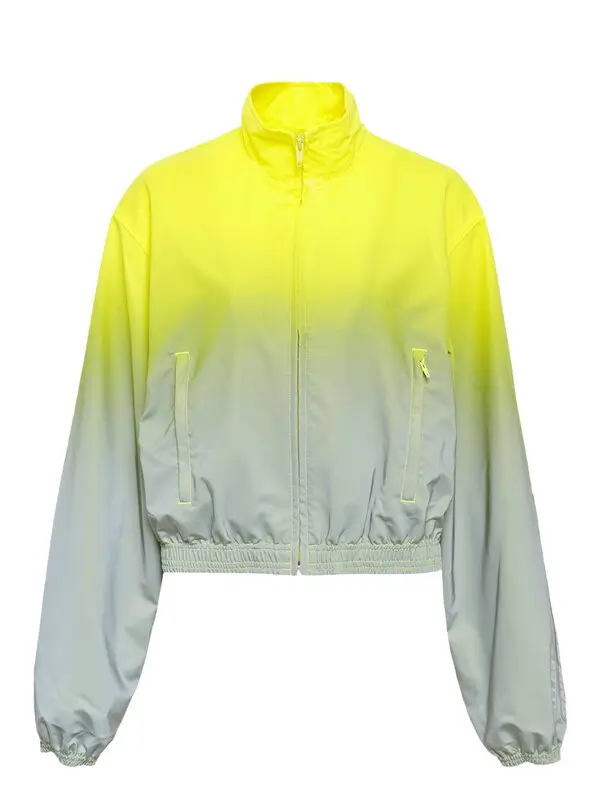 Alexander Wang Reflective Shrunken Track Jacket - Silver