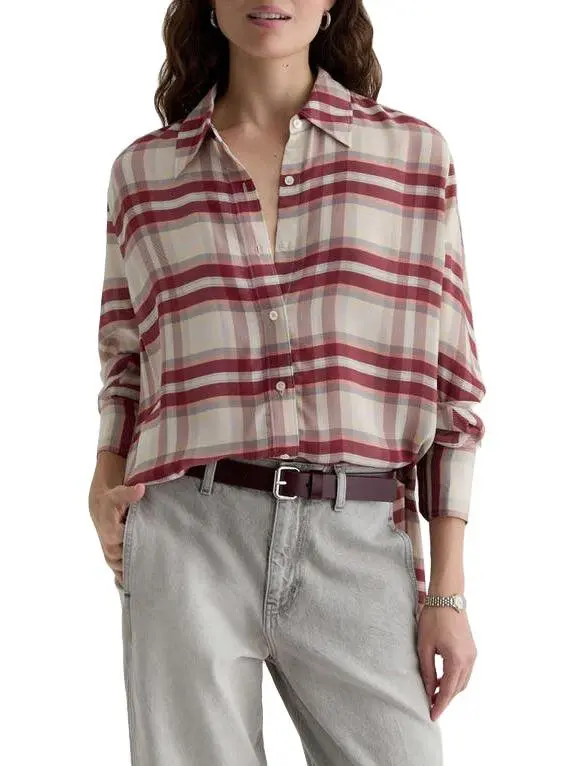 Ag Sawtelle Button-up Shirt - Desert Plaid Grey Multi