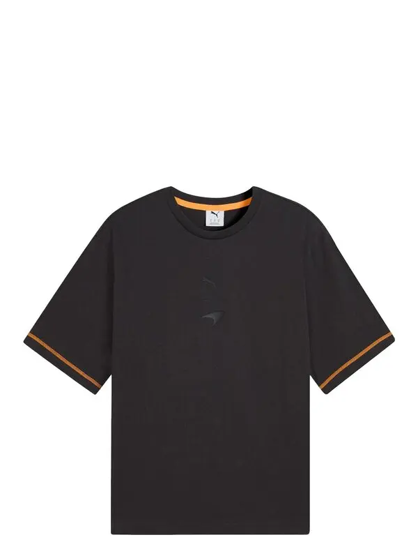 PUMA Relaxed Fit Embroidered Mclaren Logo T-shirt - Titan Black