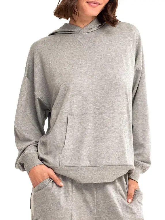 THREADS 4 THOUGHT Sylvie Terry Pullover Hoodie - Heather Grey