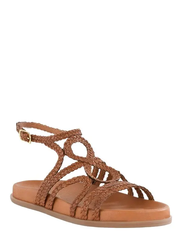 Seychelles Braided Ankle Strap Sandal - Tan