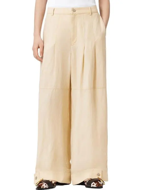 ALLSAINTS Sherell Wide Leg Trousers - Ecru