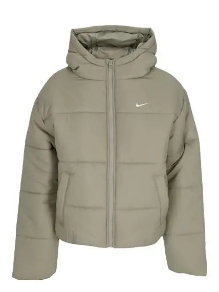 Nike Sportswear Classic Puffer Thermafit Loose Hooded Jacket - Medium Olive