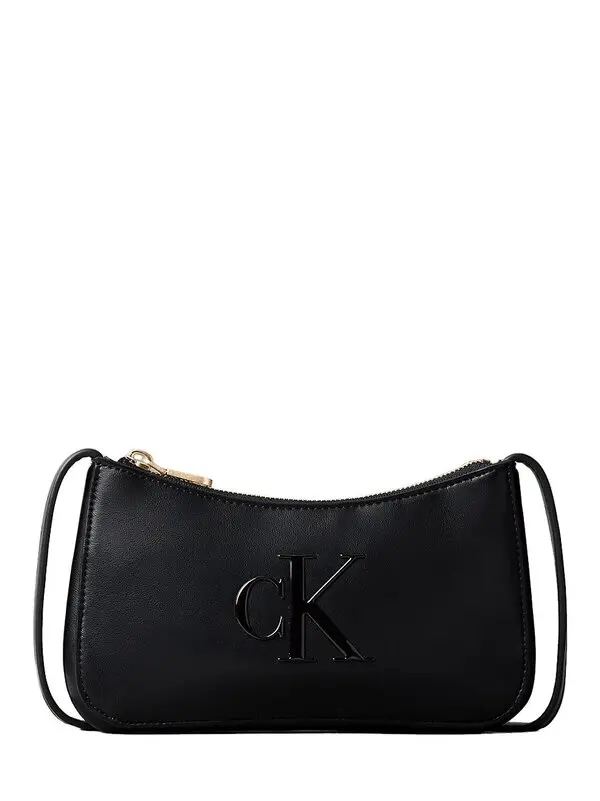Calvin Klein Monogram Mini Bag - Black