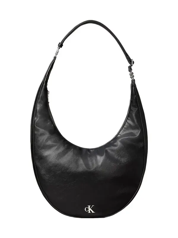 Calvin Klein Curved Shoulder Bag - Black