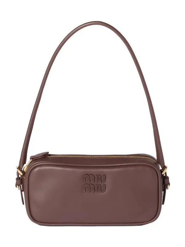 Miu Miu Leather Pouch - Briarwood