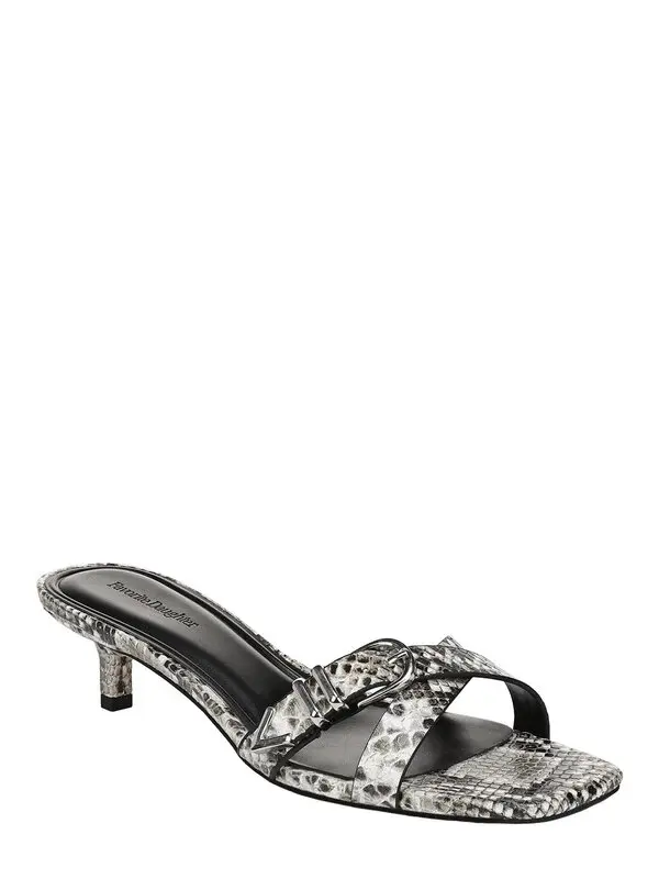FAVORITE DAUGHTER Shiloh Kitten Heel Sandal - Roccia
