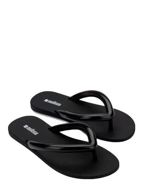 Melissa Airflow Flip Flop - Black/white