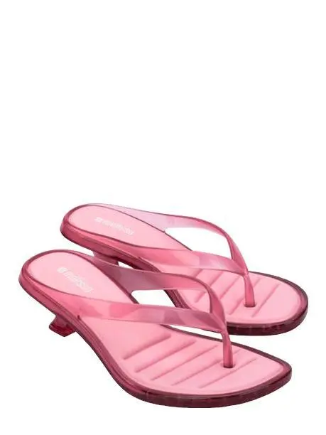 Melissa Kitten Heel Flip Flop - Pink