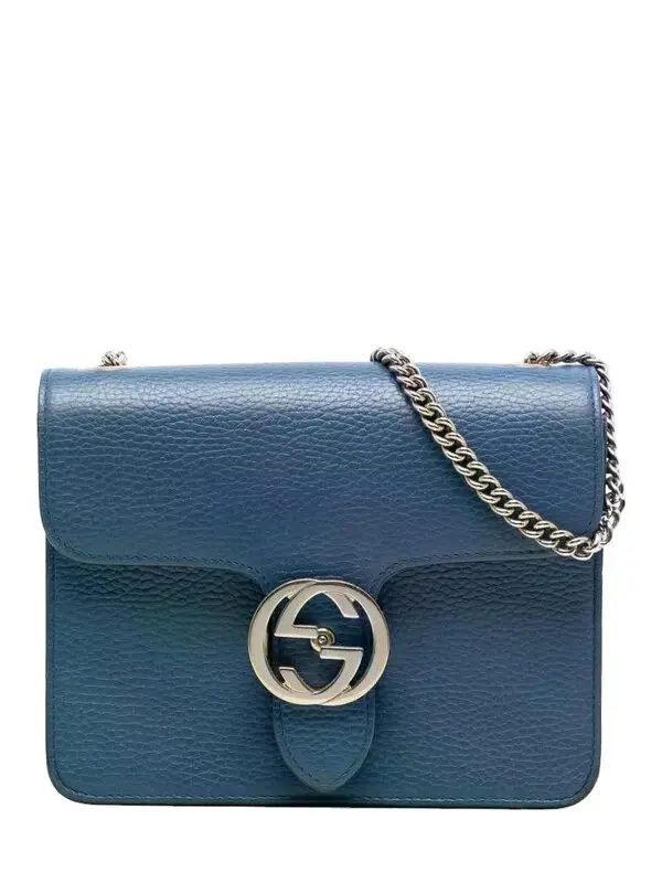 Gucci Small Interlocking G Crossbody Bag - Blue