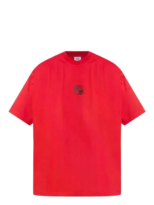 Vetements Graphic-print T-shirt - Red