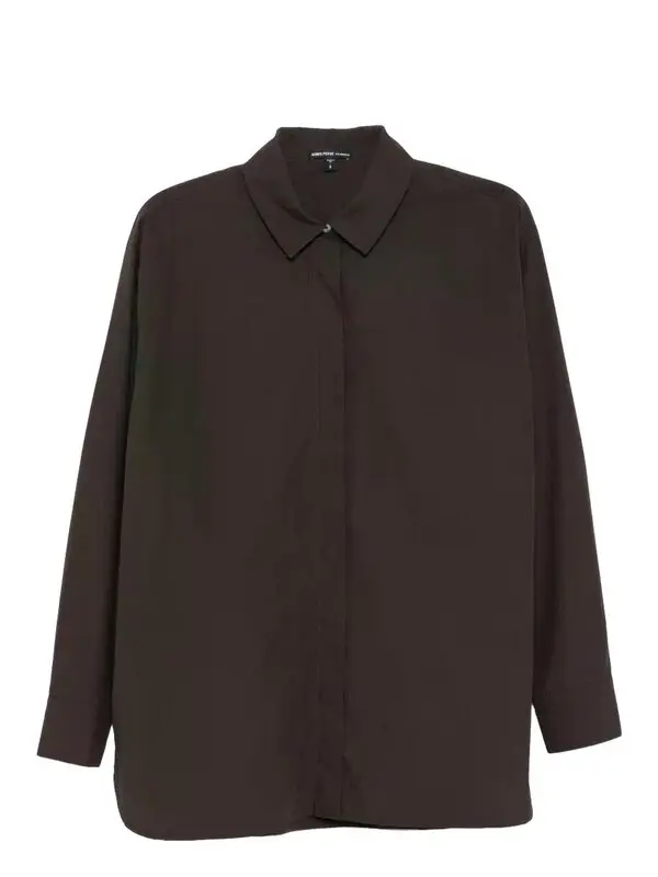 JAMES PERSE Cotton Shirt - Brown