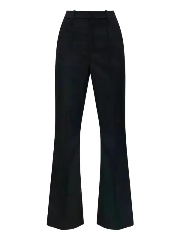 GESTUZ Flared Trousers - Black