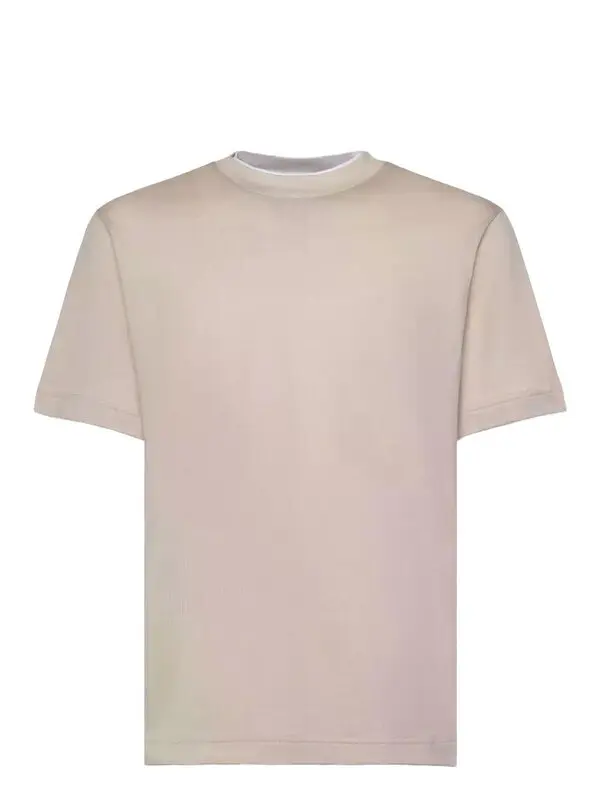 Eleventy Crew-neck T-shirt - Neutrals