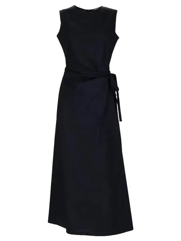 Aspesi Tie-waist Midi Dress - Blue