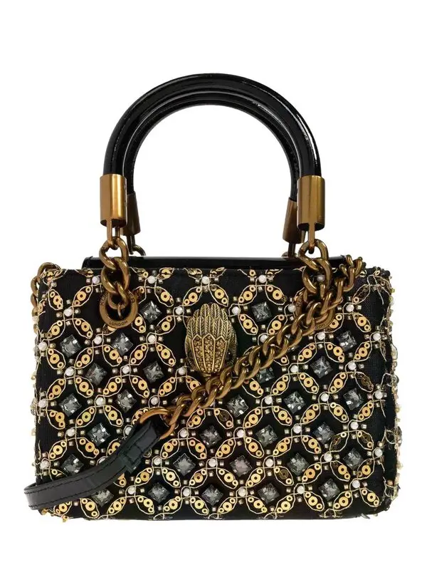 Kurt Geiger Kensington Jewel Embellished Tote - Black
