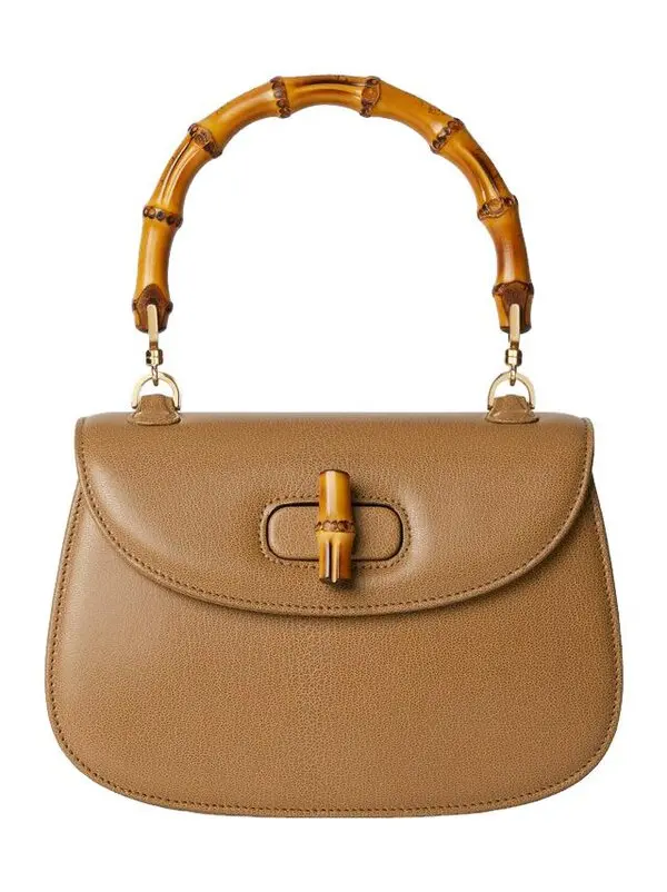Gucci Bamboo 1947 Small Top Handle Bag - Beige