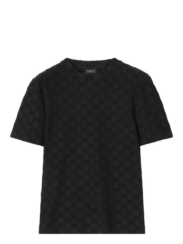 Gucci Gg Stretch Jersey T-shirt - Black