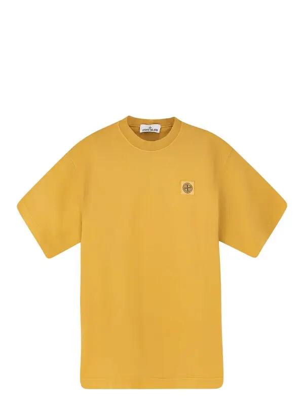 Stone Island Organic Cotton Tshirt - Yellow