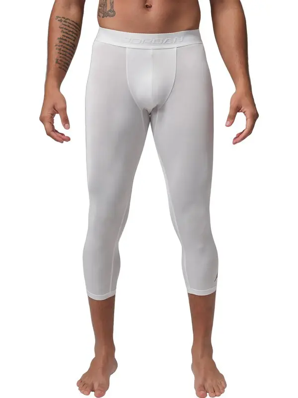 JORDAN Sport Essentials Dri-fit 3/4-length Tights - White