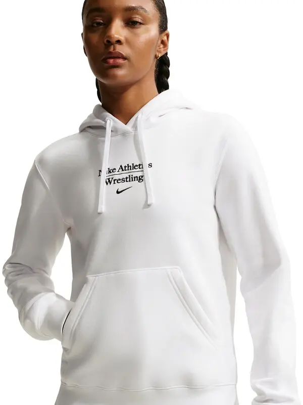 Nike Wrestling Pullover Hoodie - White