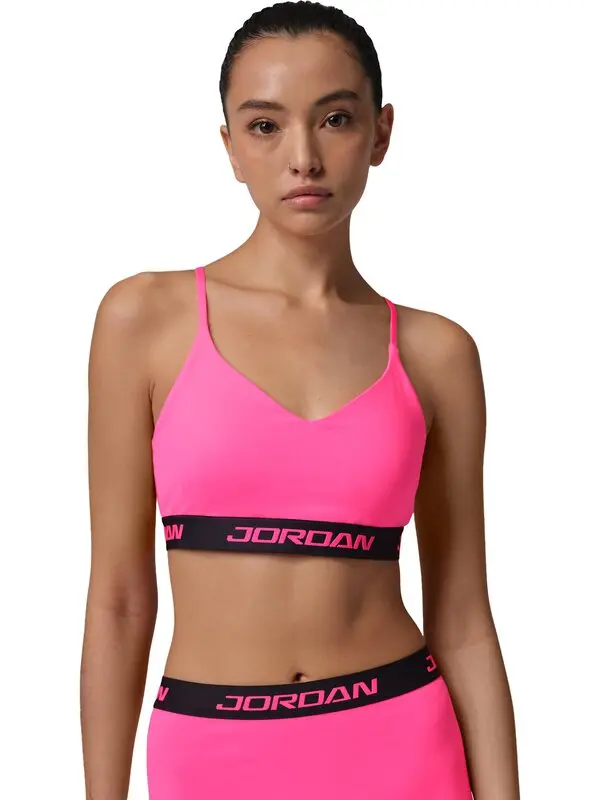 JORDAN Sport Essentials Padded Adjustable Sports Bra - Pink
