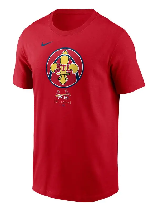 Nike St. Louis Cardinals City Connect Wordmark Mlb T-shirt - Red