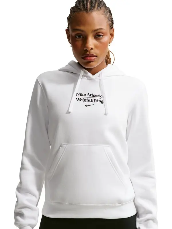 Nike Weightlifting Pullover Hoodie - White