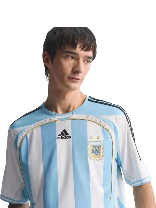 Adidas Argentina Home Jersey 2006 - White / Clear Blue