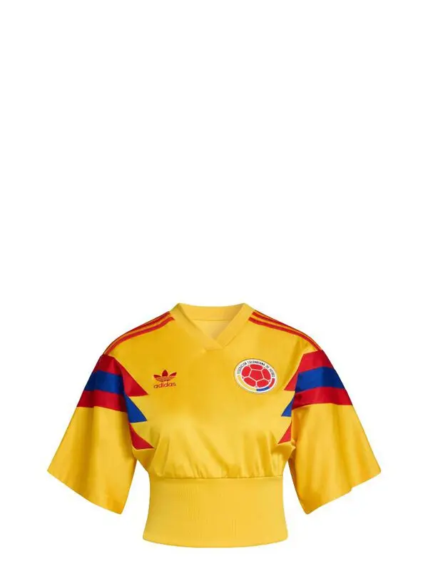 Adidas Colombia Reconstructed Bringback Jersey - Bold Gold