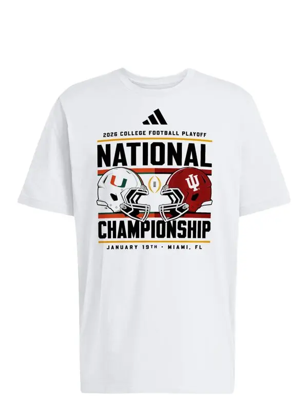 Adidas Ncaa Fresh Ss Tee White - White / Multi / Ncaa-mia-77a