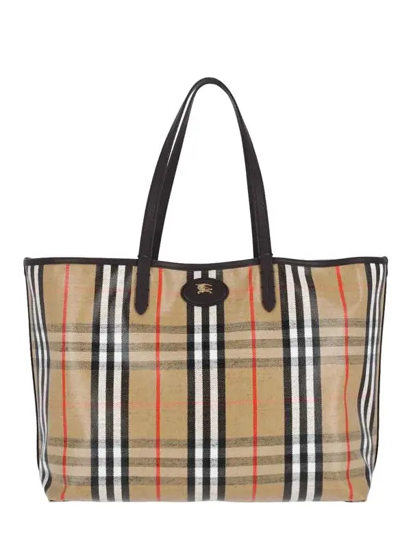 Burberry Medium Highlands Tote Bag - Beige
