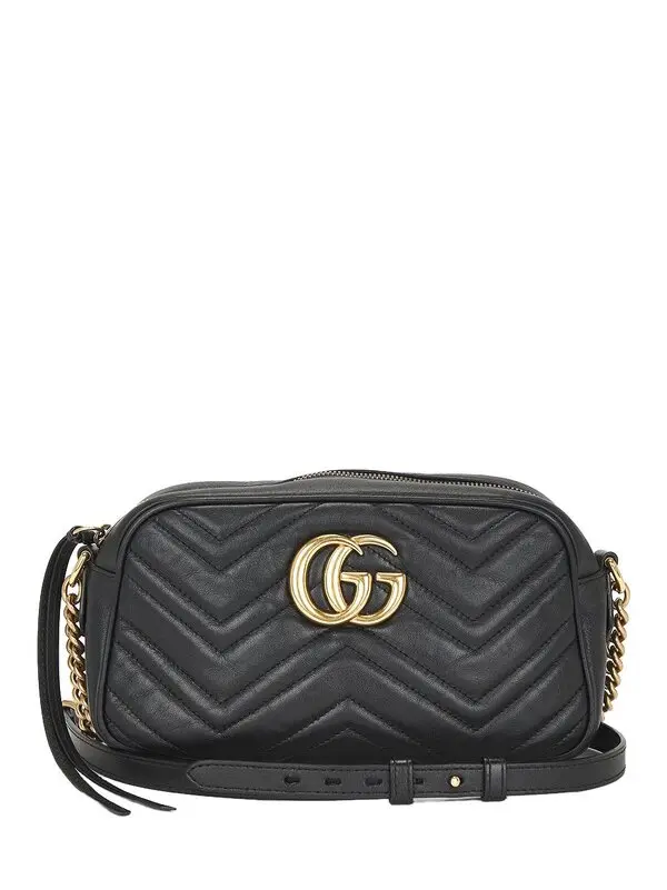 Gucci Gg Marmont Shoulder Bag - Black