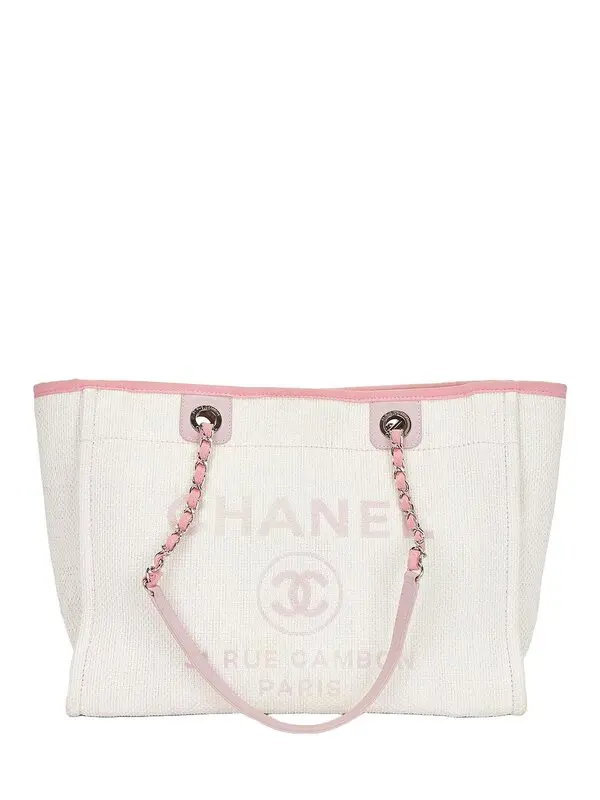 Chanel Small Deauville Tote Bag - Pink