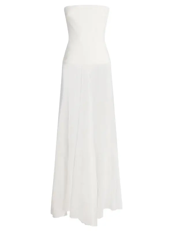 ESSE STUDIOS Aire Strapless Maxi Dress - Ivory