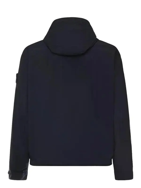 Stone Island Poly-tc Hooded Jacket - Blue