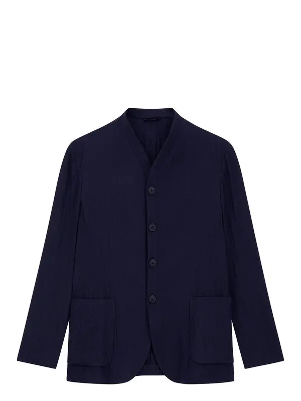 Giorgio Armani Single-breasted Jacket - Navy Blue