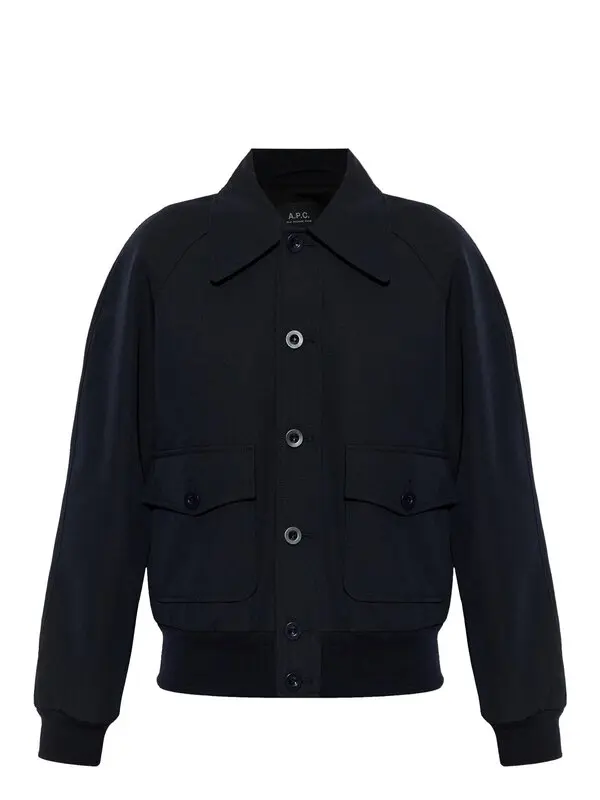 A.p.c. Bomber Jacket - Navy Blue