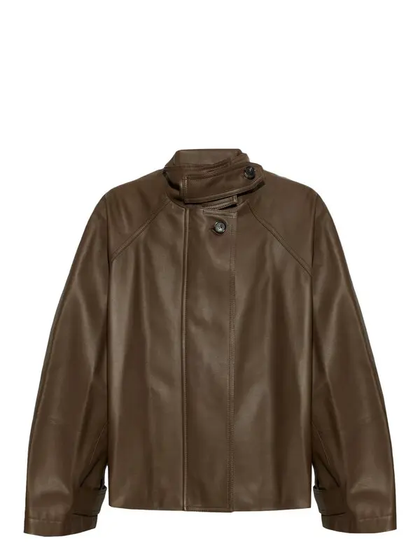 Loewe Leather Jacket - Brown